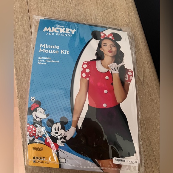 Spirit | Other | Spirit Minnie Mouse Halloween Kitcostume Nwt Small ...